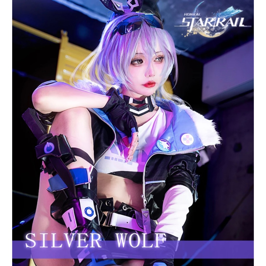 Honkai Star Rail Cosplay Suit, Anime Game Silver Wolf Cosplay พร้อมชุด ...