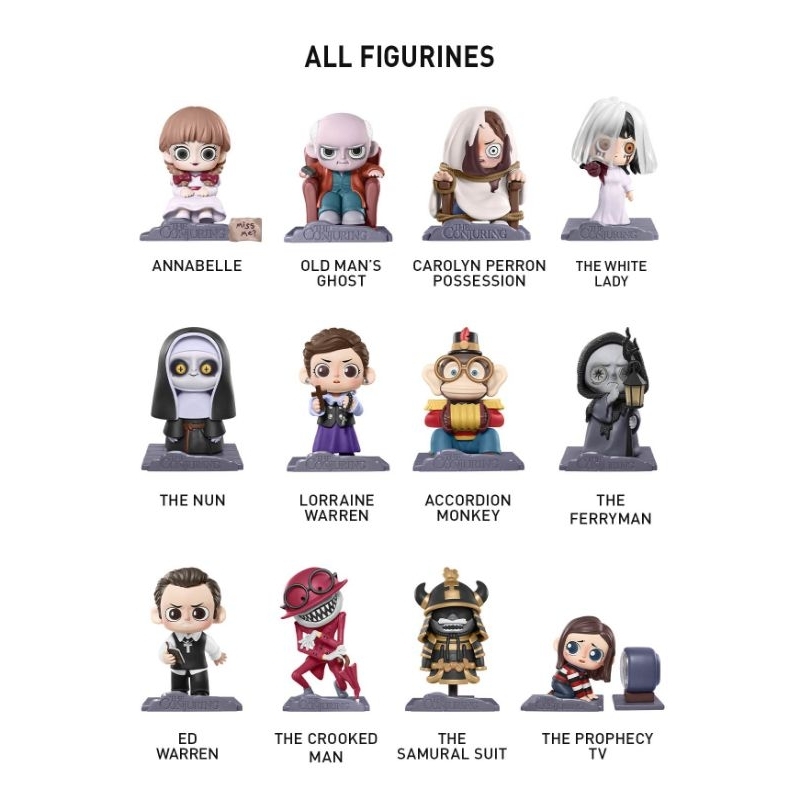 [พร้อมส่ง] POP MART x The Conjuring Universe Series เช็คการ์ด ไม่แกะตัว ...