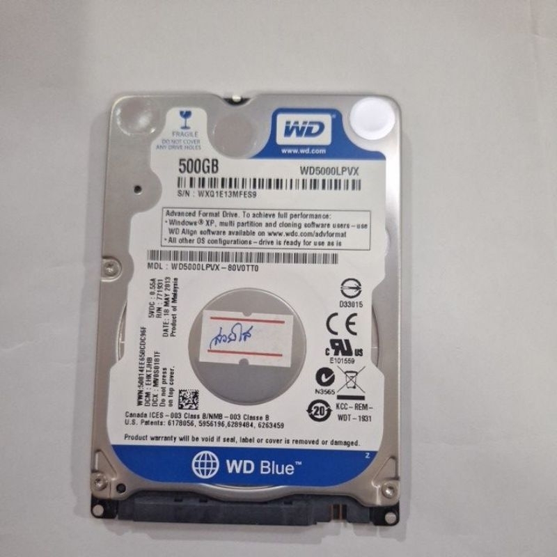 ฮาร์ดดิส โน๊ตบุ๊ค 1TB 500GB HDD Notebook 2.5 | Shopee Thailand