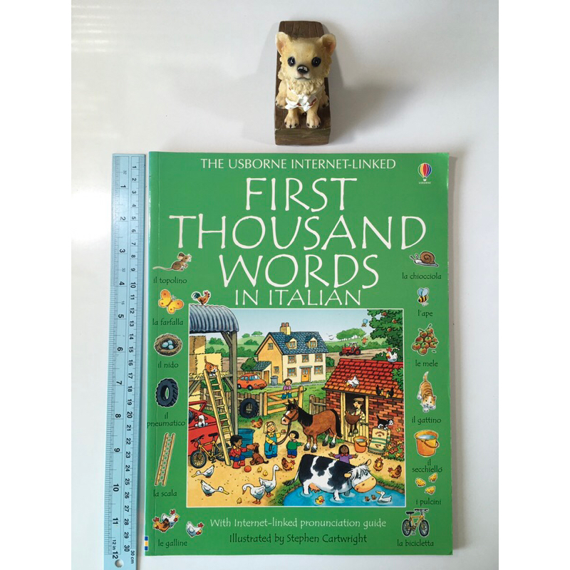 First Thousand Words in ITALIAN หนังสือภาษา ITALIAN มือสอง | Shopee ...