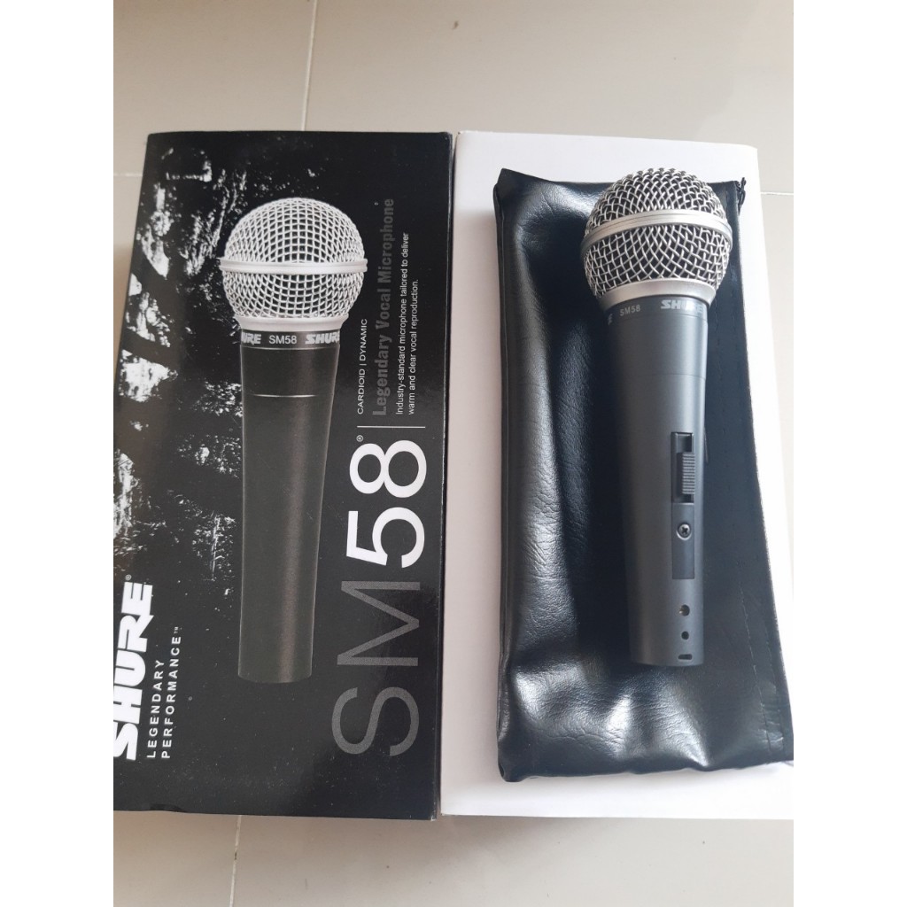 ไมค์ Shure SM58 เป็นไมโครโฟนสำหรับร้องสด | Shopee Thailand