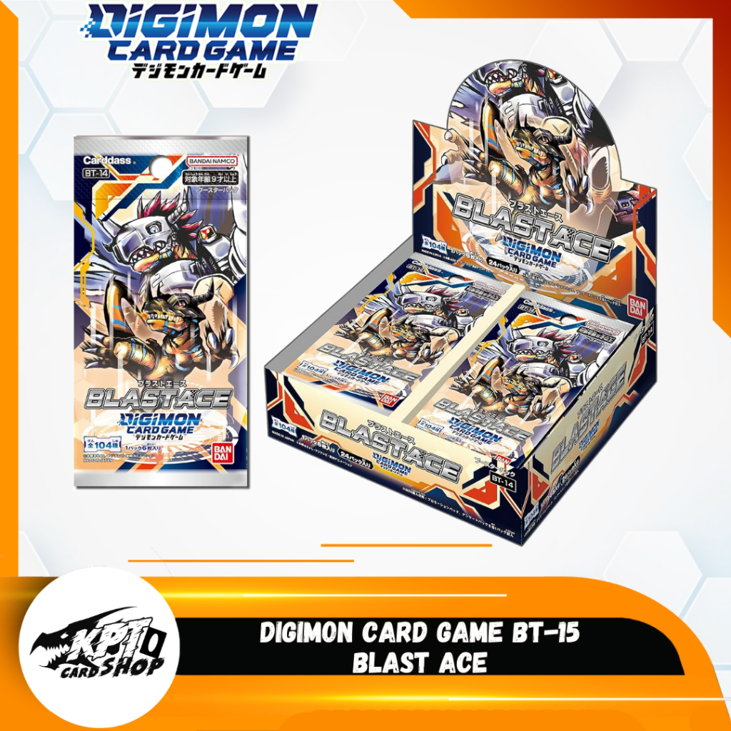 DIGIMON CARD GAME BOOSTER BT-14: BLAST ACE | Shopee Thailand