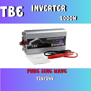 TBE inverter "Pure sine wave" 1000W-6000W ตัวแปลงไฟฟ้า 12V/24V แปลงไฟรถ ...