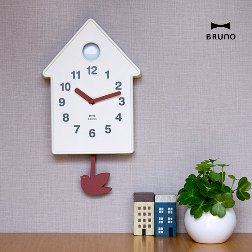 BRUNO Bird Mobile Clock - BCW034 นาฬิกาแขวนผนังสไตล์สแกนดิเนเวีย ลูกตุ้มนก นาฬิกาอะนาล็อก ...
