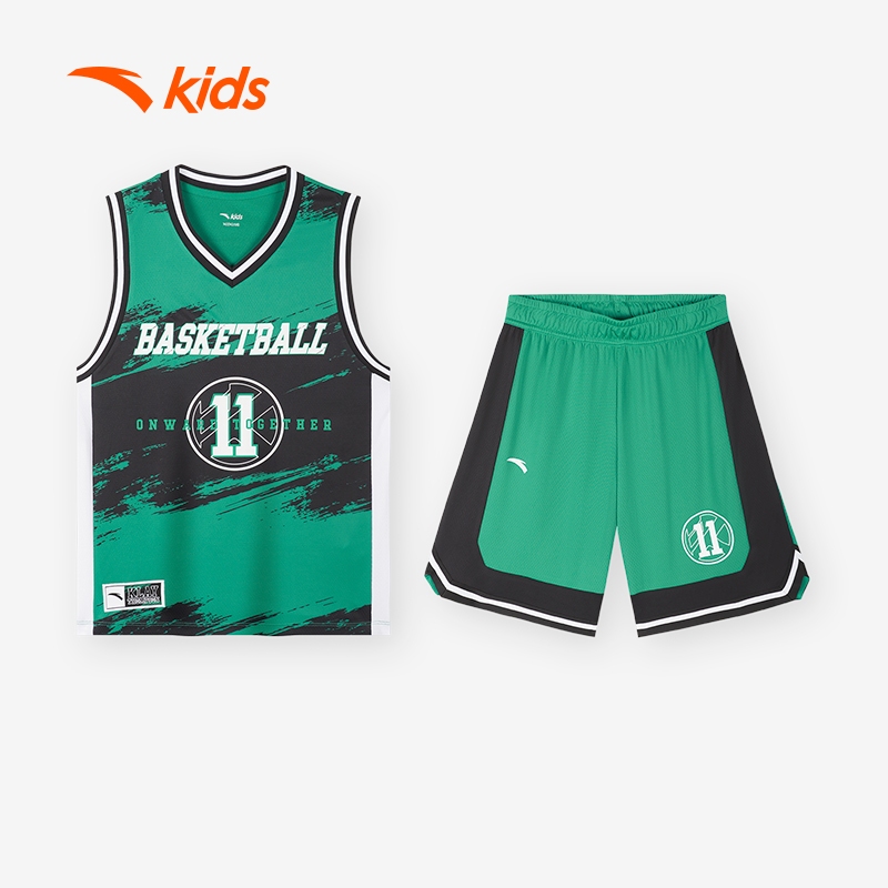ANTA Kids KT Boys Basketball Suits W352351202-1 Official Store | Shopee ...