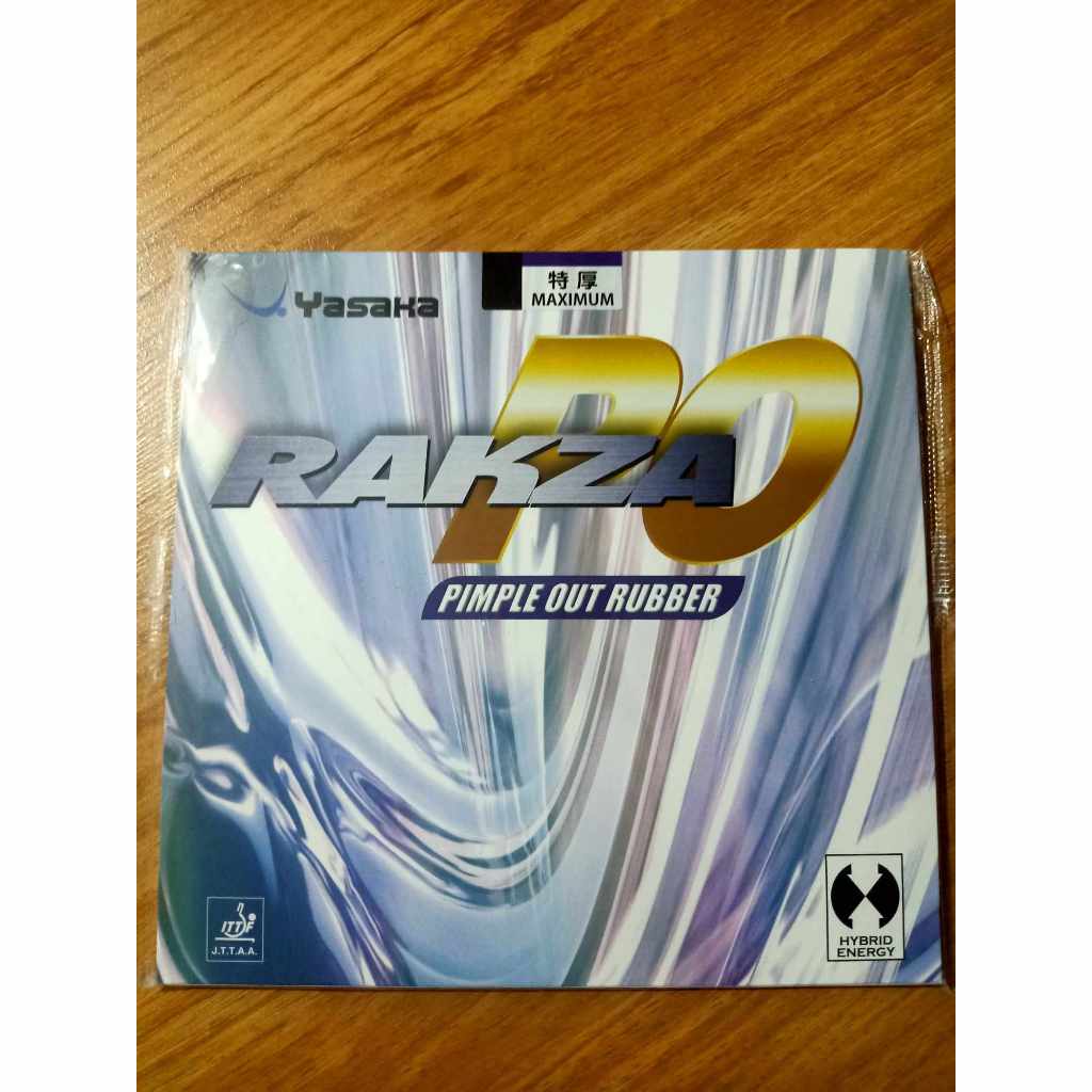 ยางปิงปองเม็ดสั้น yasaka rakza po สีดำ MAX | Shopee Thailand