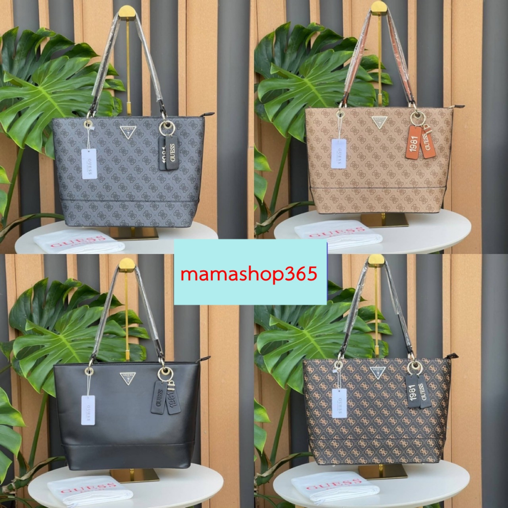 Guess กระเป๋าทรงช้อปปิ้ง ใหญ่จุคุ้มสุด Code:B6D141266 แบรนด์แท้ 100% งาน Outlet | Shopee Thailand