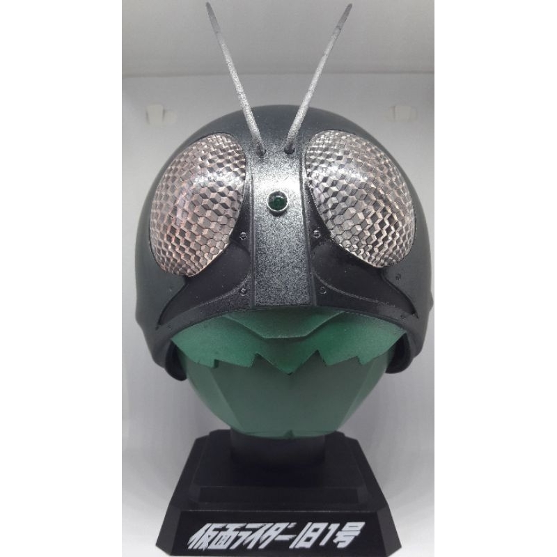หัว Mask Rider V1 ตาชมพู ขนาด 1/2 | Shopee Thailand
