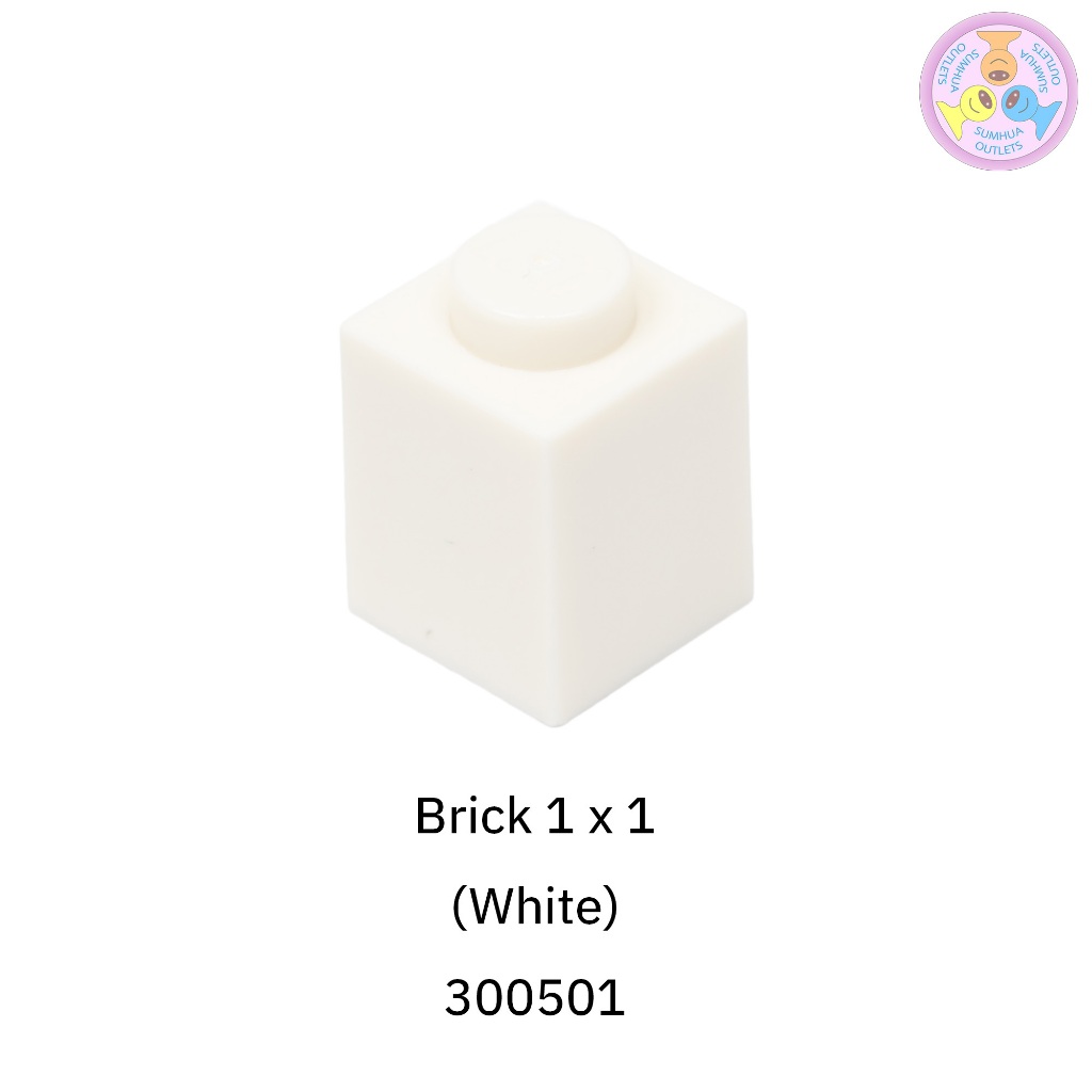 ชิ้นส่วน อะไหล่ เลโก้ Lego Part, No. 3005, Brick 1 x 1, 1 ชิ้น (4619652 ...