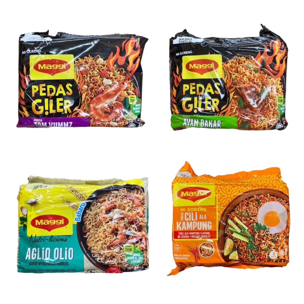 Maggi แม๊กกี้ บะหมี่กึ่งสำเร็จรูป แพ็ค 5 ซอง | Shopee Thailand