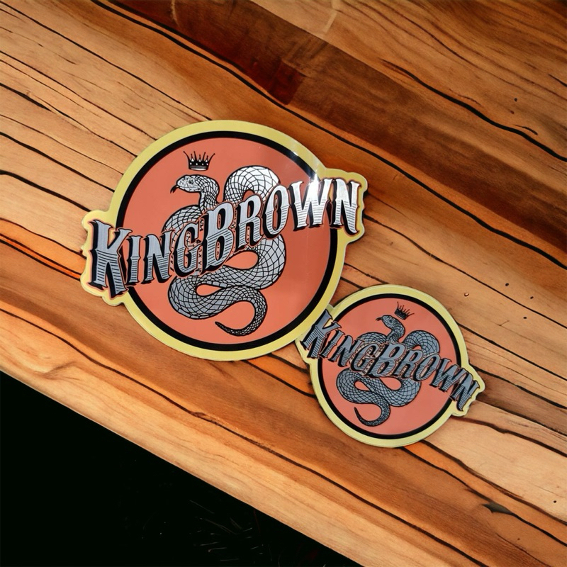 Sticker King Brown 1 ชุด 2 ชิ้น | Shopee Thailand