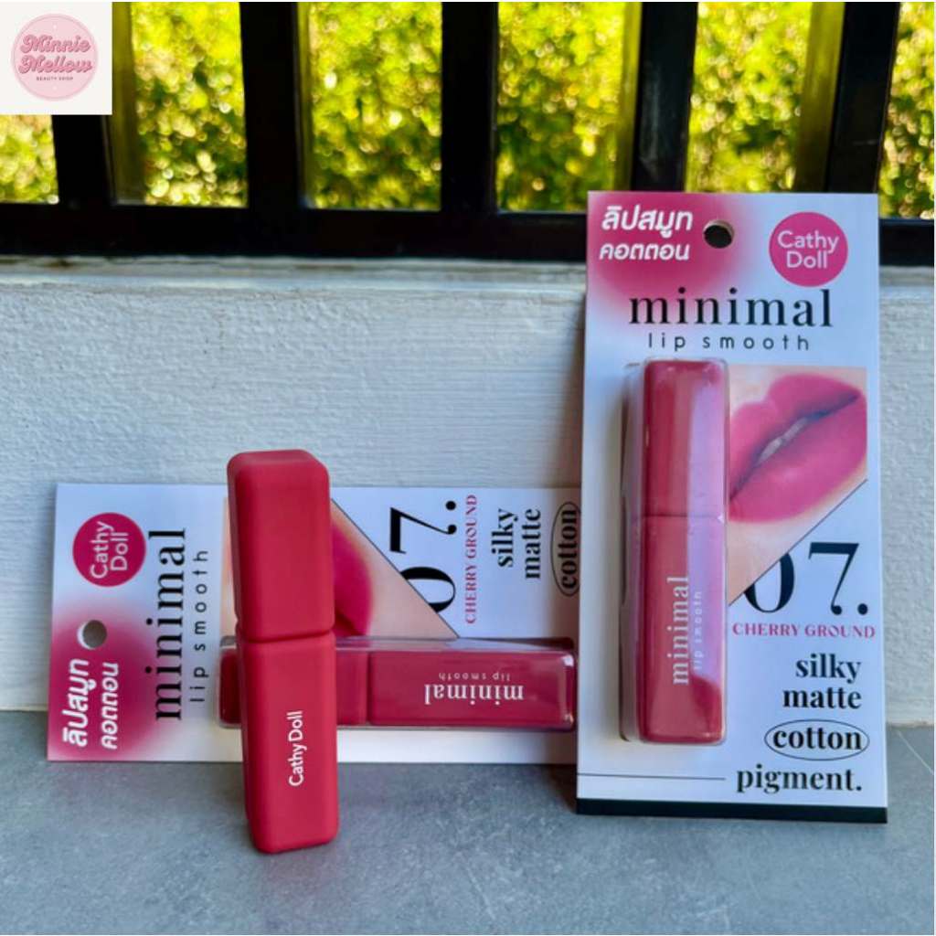 Cathy Doll minimal lip smooth เคที่ดอลล์ มินิมอล ลิป สมูท มีให้เลือก 3 ...