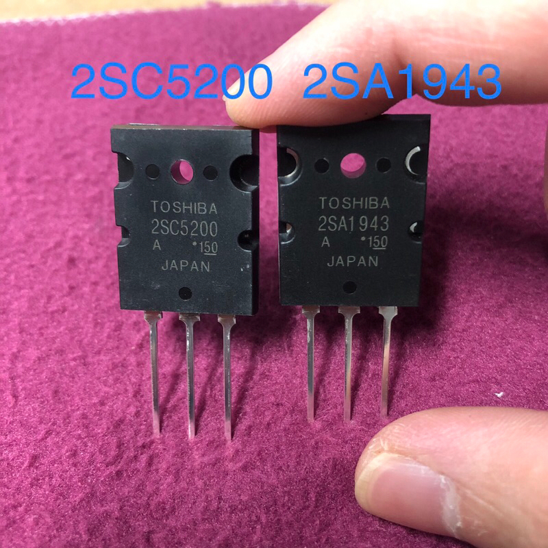 คู่ 2SA1943 2SC5200 【TOSHIBA 】 A1943 C5200 1943 5200 (สินค้าในไทย ส่งเร็วทันใจ) | Shopee Thailand