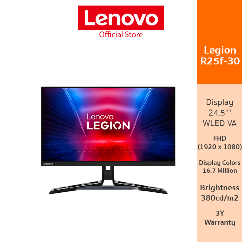 Lenovo (หน้าจอคอมพิวเตอร์) R25F-30 24.5 1920x1080 16:9 HDMI DP 3Y - 67B8GACBTH | Shopee Thailand
