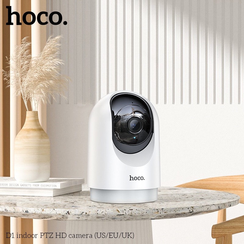 Hoco D1 กล้องวงจรปิด ในอาคาร 3MP Full HD PTZ ตรวจจับการเคลื่อนไหว หมุน ...