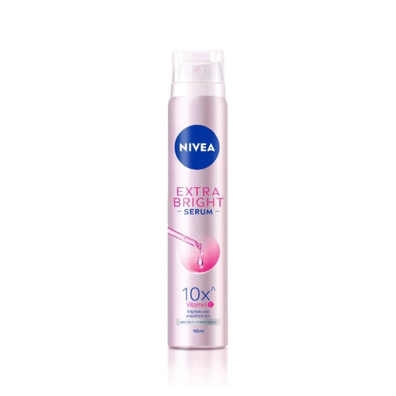 NIVEA Extra Bright Serum Spray 100 ML นีเวีย สเปรย์ระงับกลิ่นกาย ...
