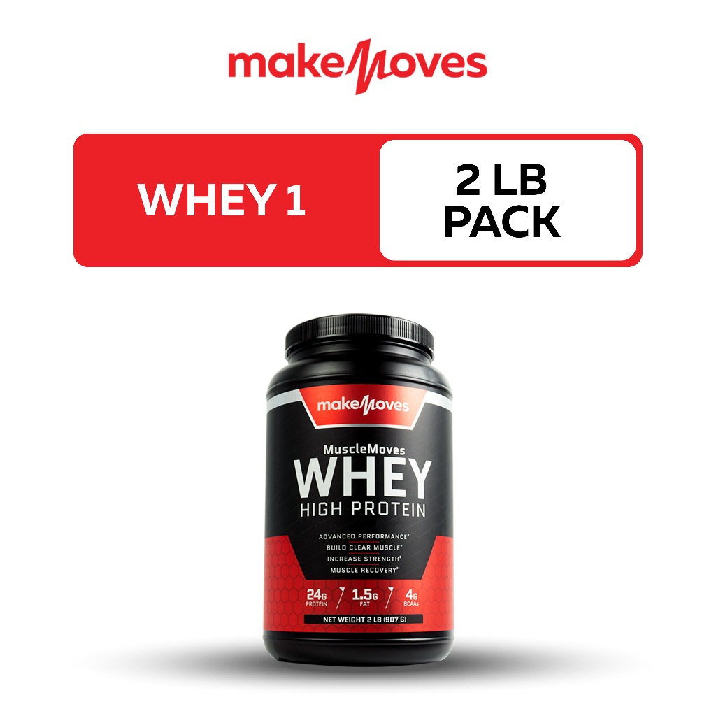 สูตรเพิ่มกล้ามเนื้อโดยเฉพาะ เวย์โปรตีน โปรตีน 24 กรัม Makemoves นำเข้าจาก USA | Shopee Thailand