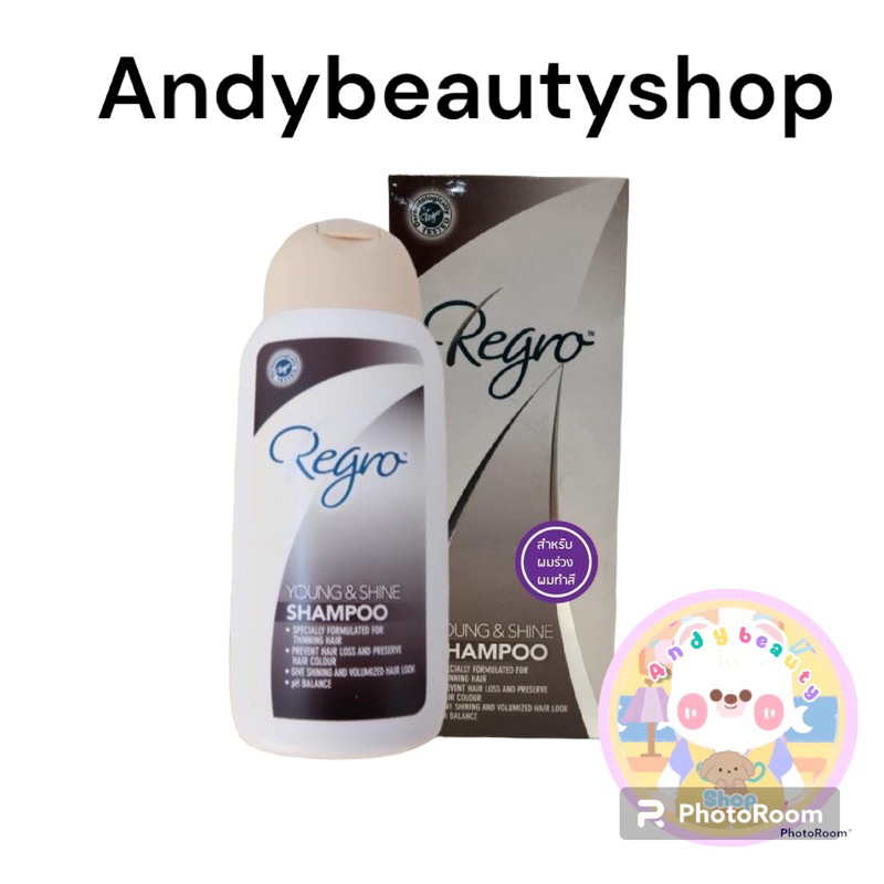 Regro Young & Shine Shampoo ผลิตภัณฑ์รีโกร ยัง แอนด์ไชน์ แชมพู | Shopee Thailand