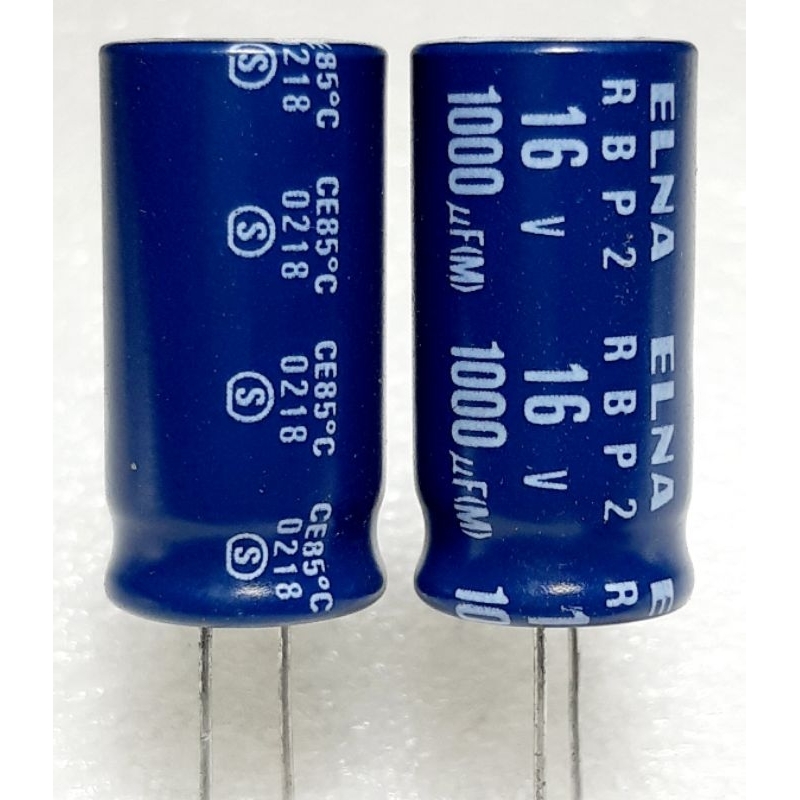 Elna CE-BP 1000uf 16v capacitor ตัวเก็บประจุ คาปาซิเตอร์ ไม่มีขั้ว ...