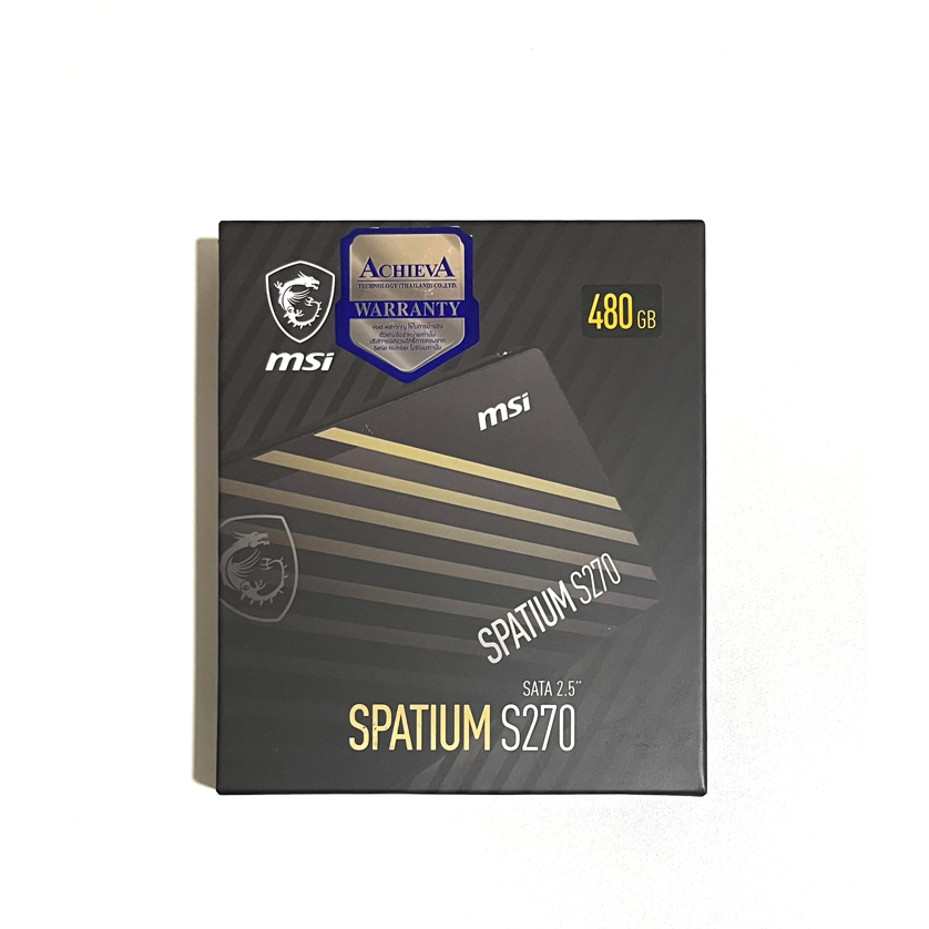SSD 480GB SATA MSI SPATIUM S270 (ของใหม่) | Shopee Thailand