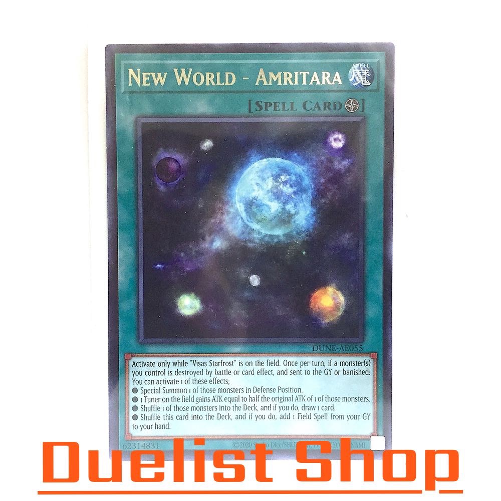 New World - Amritara (R) Spell [Field] ชุด DUNE-AE055 การ์ดเกมยูกิโอ ...