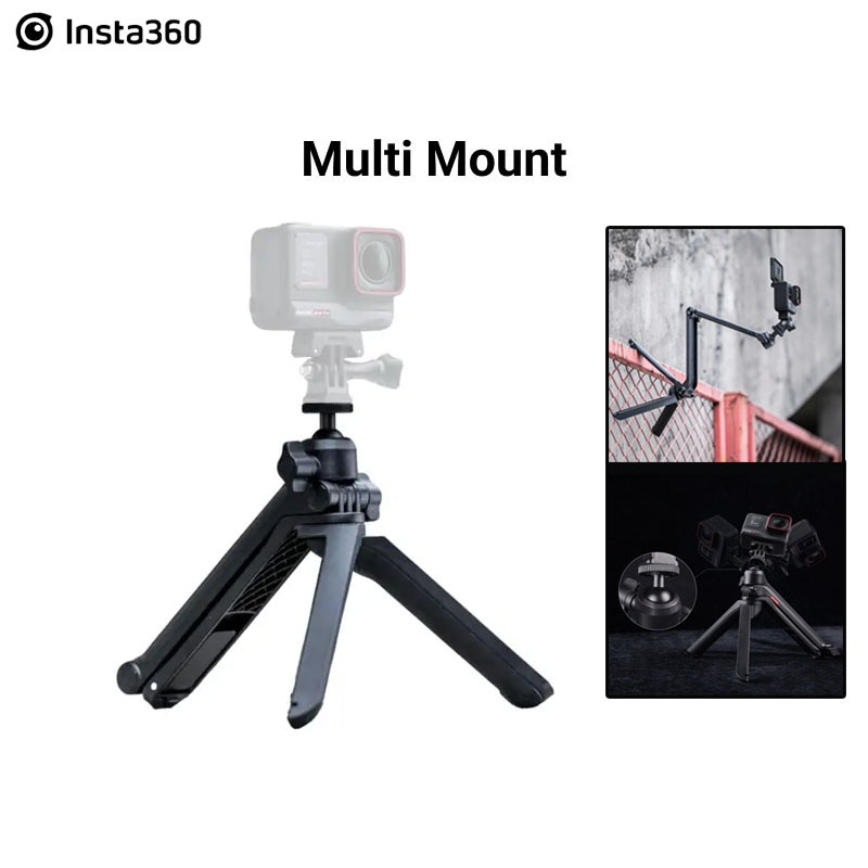 Insta360 Multi Mount 3-way Grip Selfie Stick Tripod Magic Arm Ball Joint Mantis For insta360 ONE ...