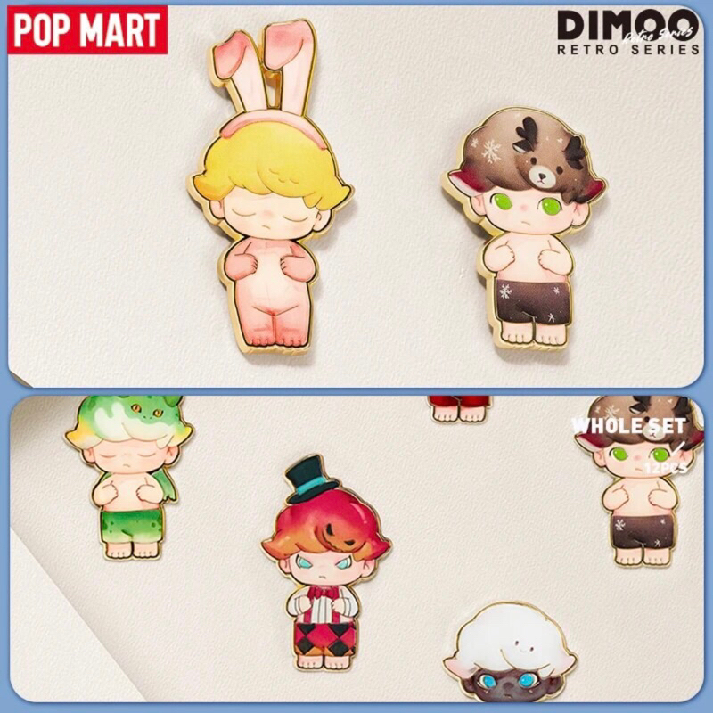 Dimoo retro series badge blind box - Popmart | Shopee Thailand