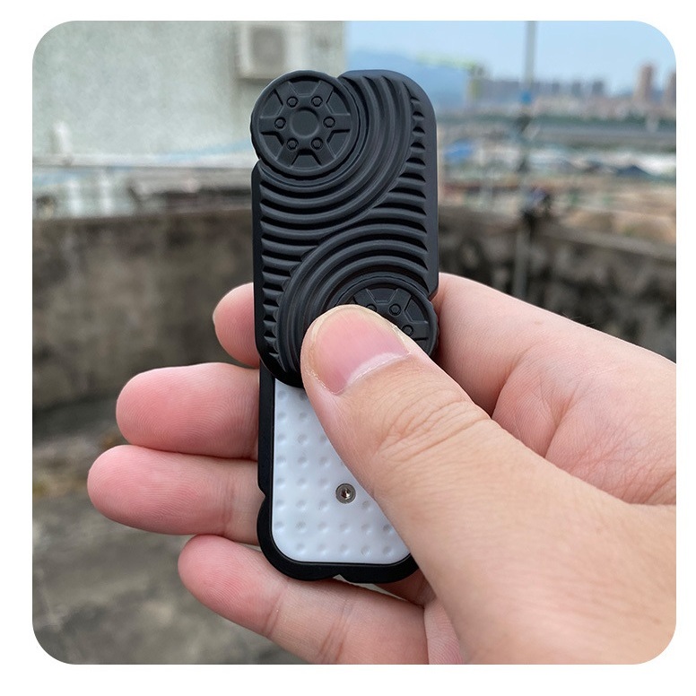 ฟิตเจ็ต Fidget ของเล่น แถบแม่เหล็ก EDC Clickers metal push Slider ...