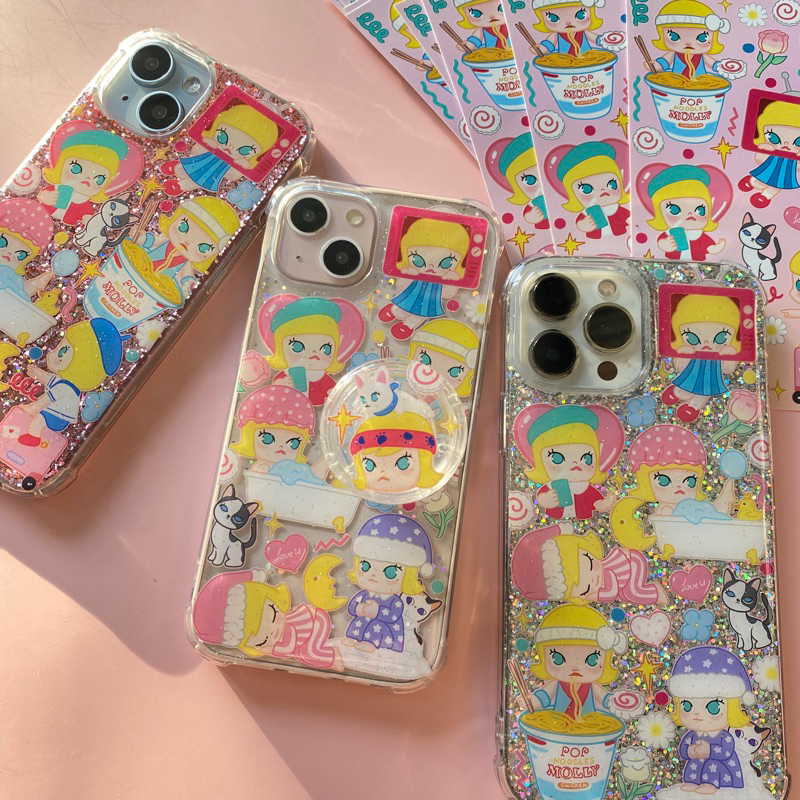 เคส Molly ลายน่ารัก สดใส (เฉพาะเคสไม่รวม Griptox) | Shopee Thailand