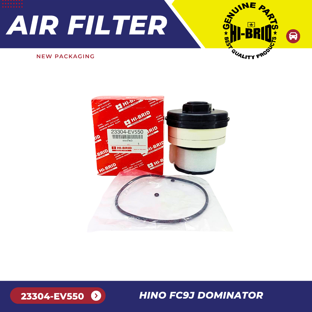 กรองโซล่า 23304-EV550 HI-BRID สำหรับรถรุ่น HINO FC9J DOMINATOR : ฮีโน่ ...