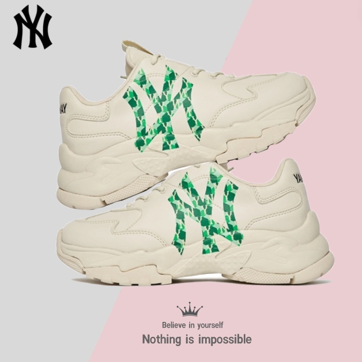 ของแท้100% MLB Big Ball Chunky 3ASHCGM2N-50IVS Sneakers | Shopee Thailand