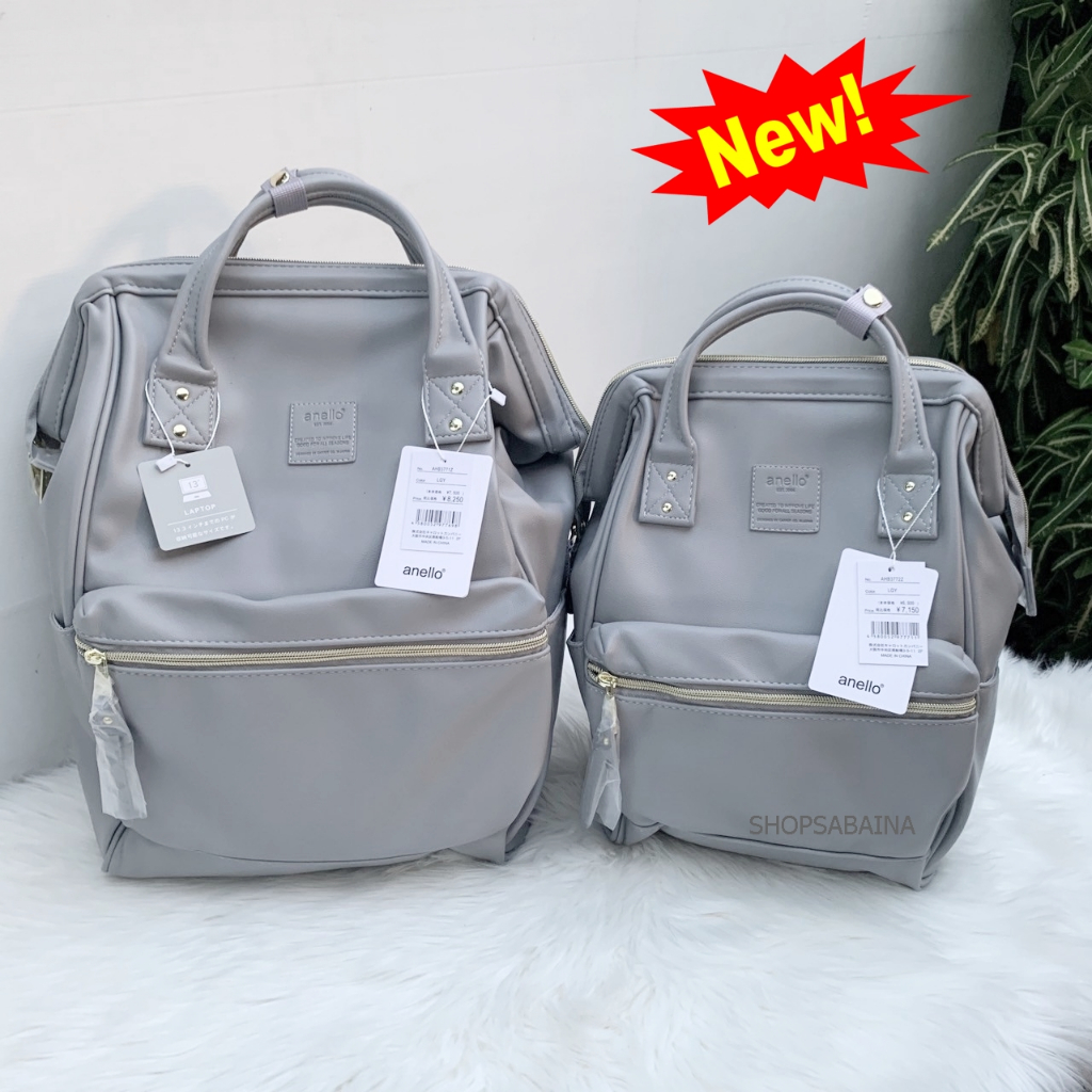 Anello แท้ 100% New PU leather RETRO Backpack กระเป๋าเป้สะพายหลัง ...