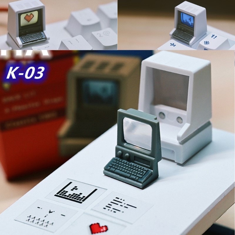 Keycap Retro Computer for Custom Keyboard คีย์แคปรูปคอมพิวเตอร์ ...