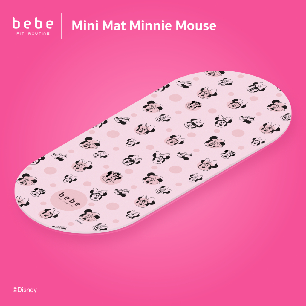 [กรอกโค้ด BBFTJUL ลด130฿] bebe Fit Routine Mini Mat Minnie Mouse ...