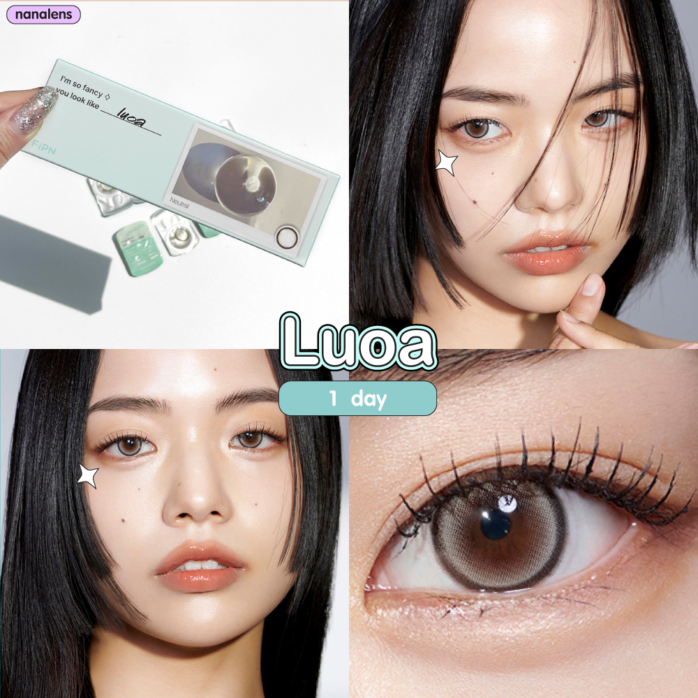 MYFiPN Luoa Neutral 1 Day คอนแทคเลนส์รายวัน 5 คู่ Nanalens | Shopee ...