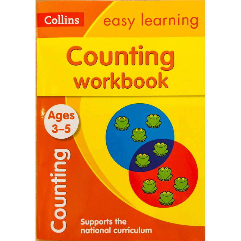 (Ages3-5) Collins UK Counting Workbook (Support British Curriculum EYFS Level Math) สมุกกิจกรรม ...