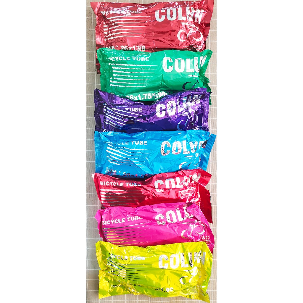 ยางในจักรยาน ยี่ห้อ COLUN ขนาด 12-26 นิ้ว ผลิตในประเทศไทย [1 เส้น ...