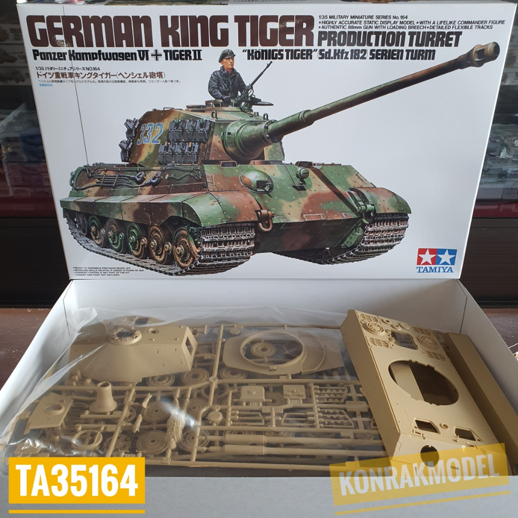 TAMIYA 35164 GERMAN KING TIGER [1/35] | Shopee Thailand