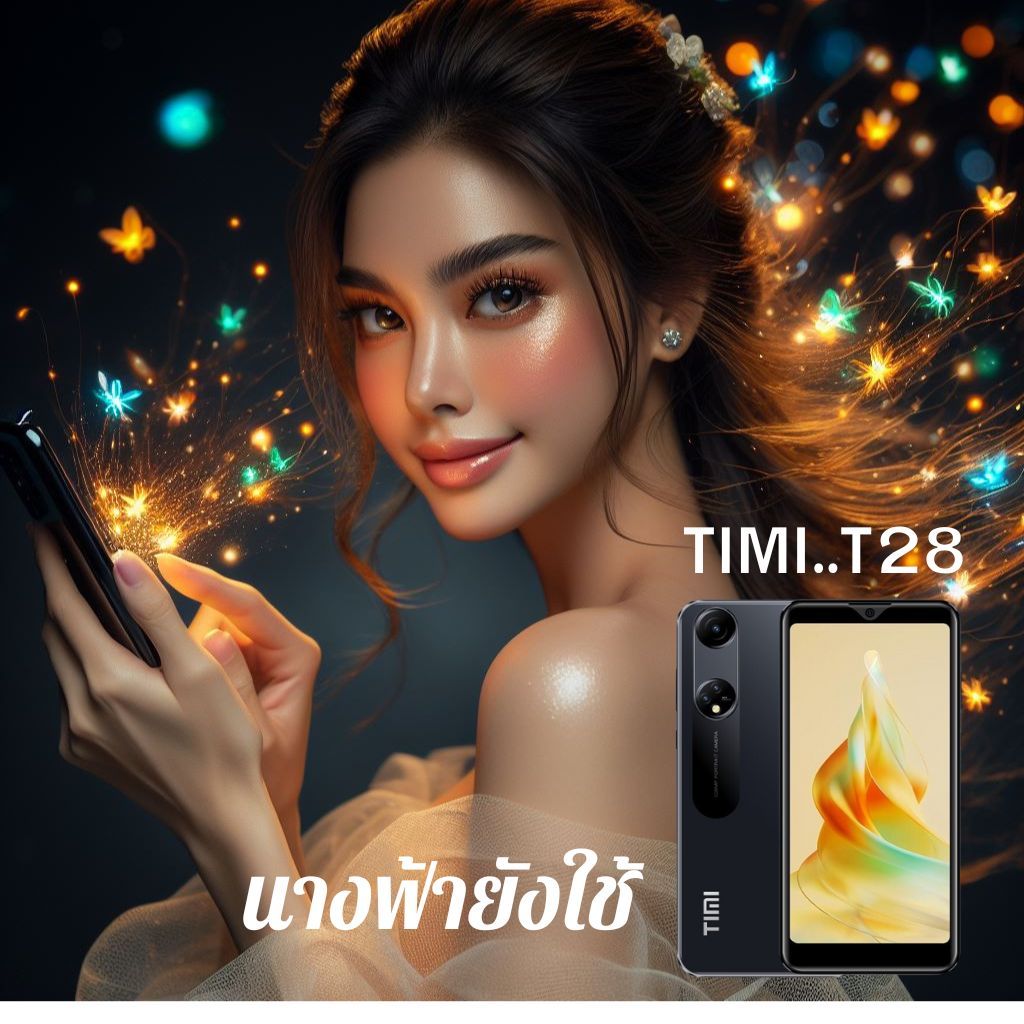(ส่งฟรี) โทรศัพท์มือถือ TIMI T28 (6+128GB) Android11 จอใหญ่ 6.5 นิ้ว แบตเตอรี่ 5500mAh กล้อง ...