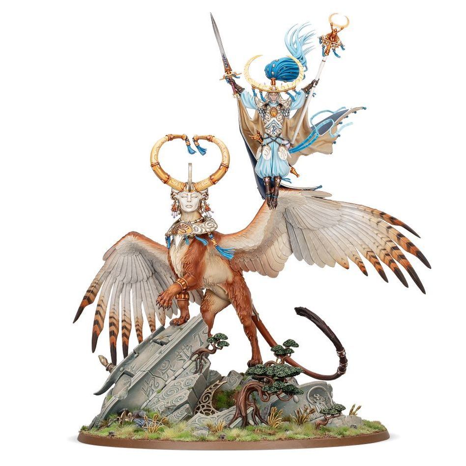 Warhammer AOS : Lumineth Realm-lords : Archmage Teclis and Celennar ...