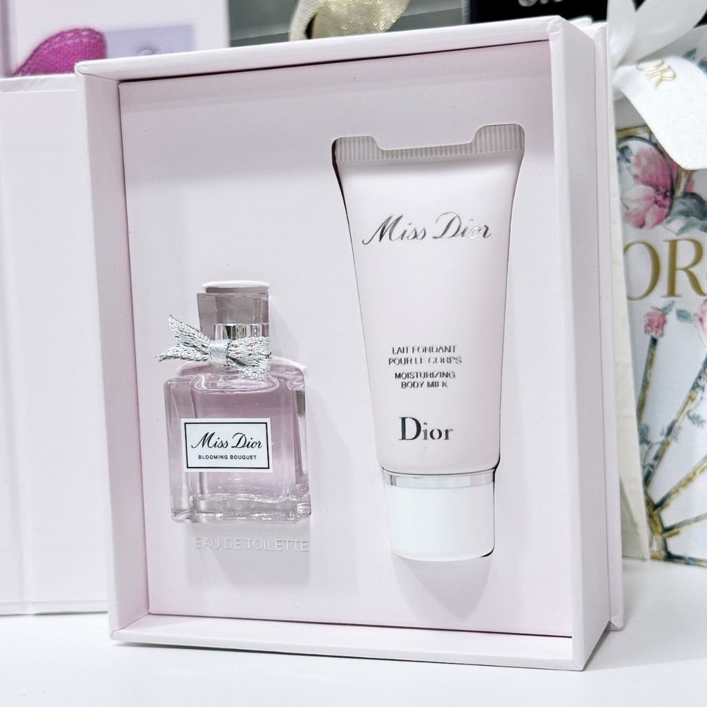 Dior Miss Dior Blooming Bouquet Mini โบว์ผ้า Gift Set (New packag)**สอบ ...