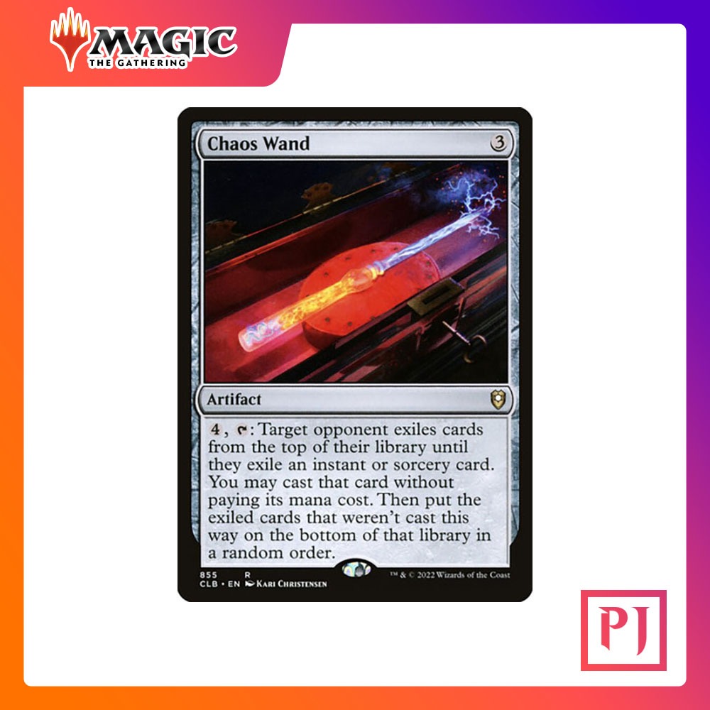 [MTG] Chaos Wand [CLB] [ARTIFACT] [RARE] [NORMAL] [ENG] (การ์ดเมจิค ...