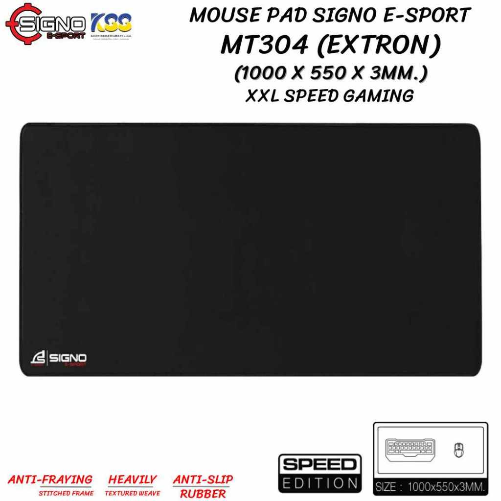 MOUSE PAD SIGNO E-SPORT MT304 (EXTRON) SPEED EDITION (แผ่นรองเมาส์ ...