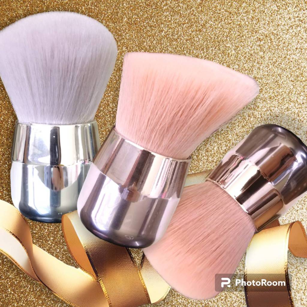 แปรงแต่งหน้า คาบูกิ kabuki ปัดแก้ม ปัดแป้ง พกพาสะดวก | Shopee Thailand