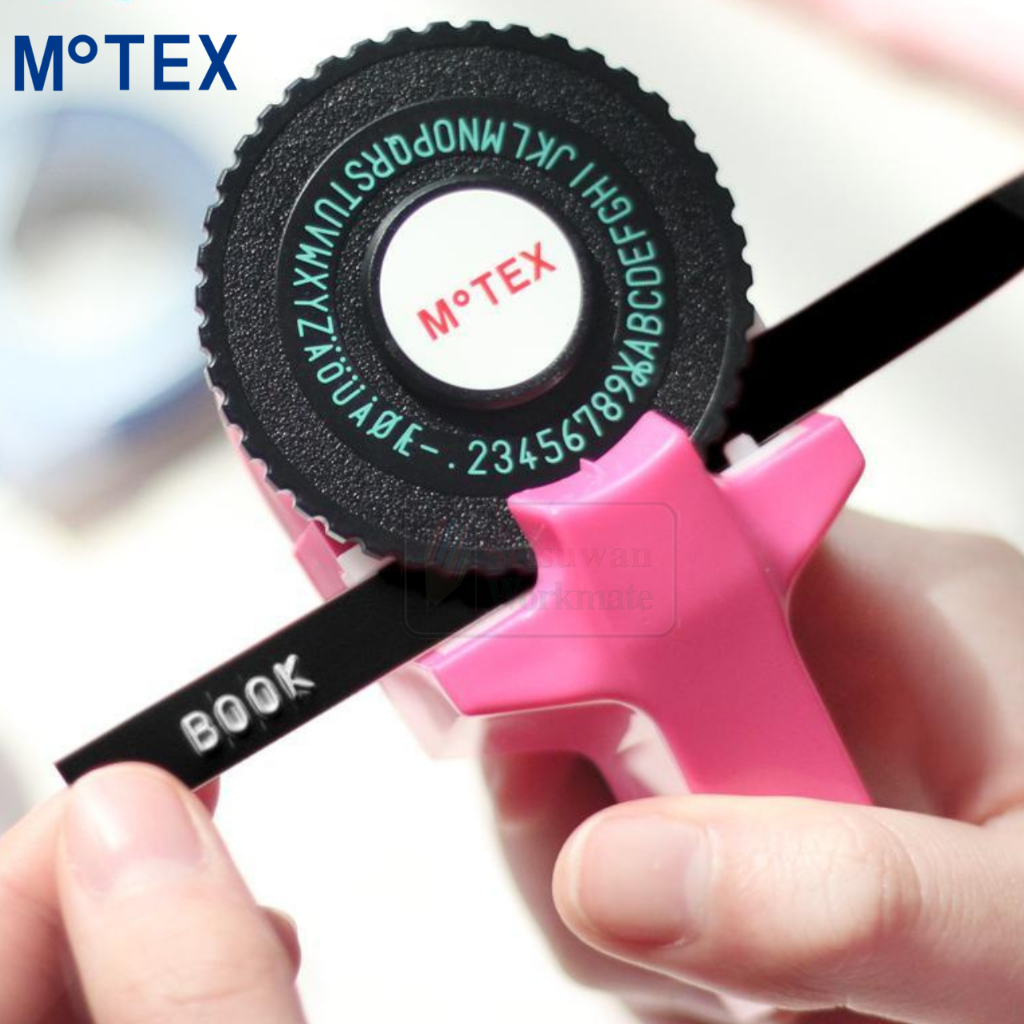 Motex E-101 Label Maker เครื่องปั้มอักษรนูน คละสี 1 เครื่อง เครื่อง ...