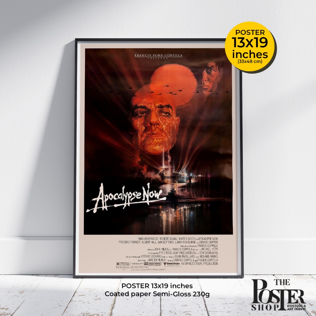Apocalypse Now Poster โปสเตอร์กองทัพอำมหิต ภาพยนตร์ที่เกี่ยวกับสงคราม ...