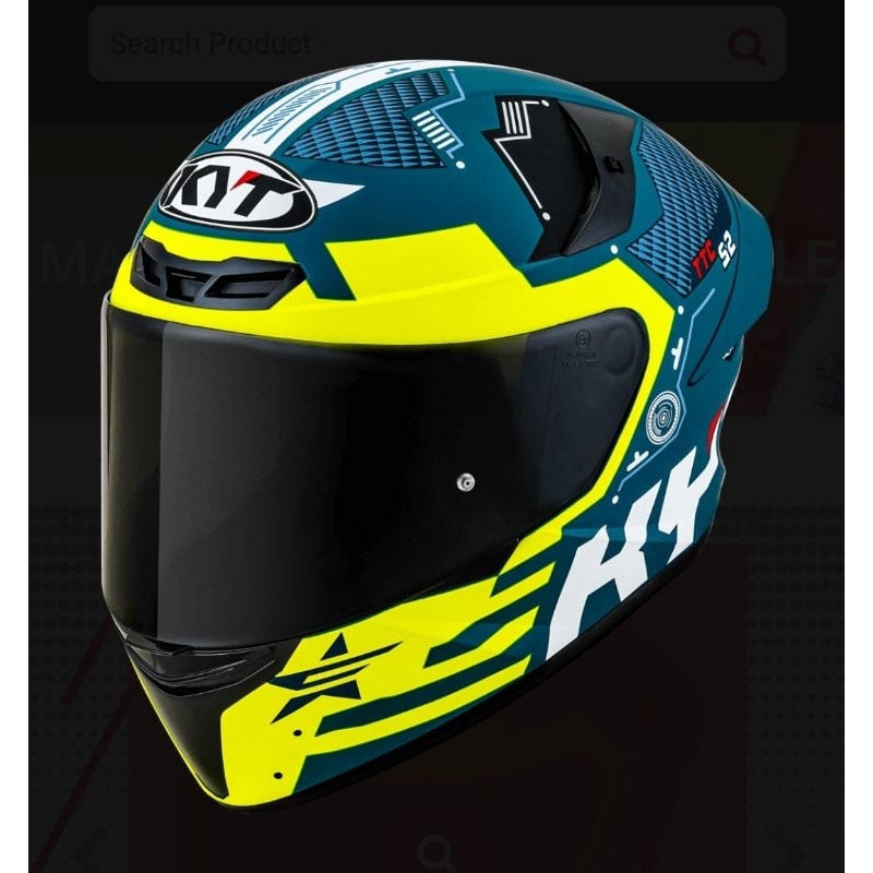 KYT model TT COURSE Fuselage Matt Yellow | Shopee Thailand