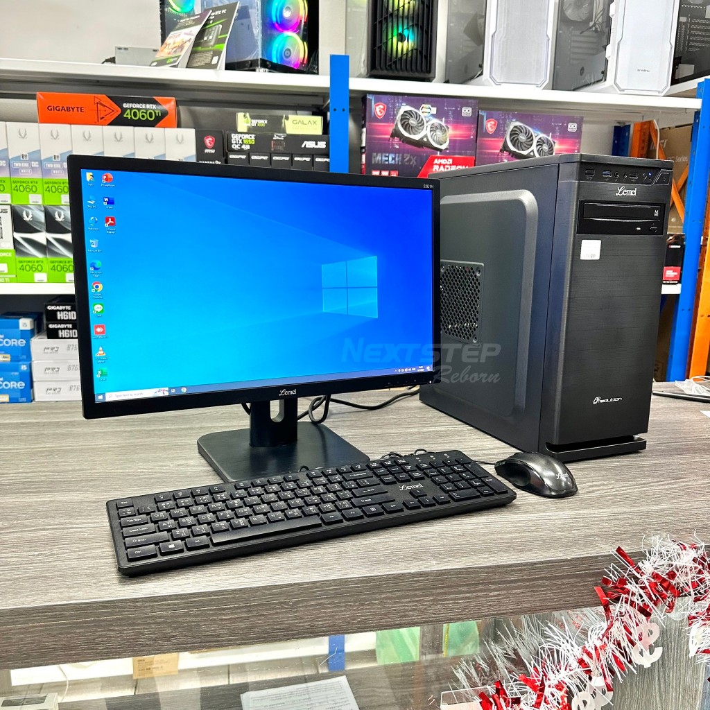 คอมประกอบ Lemel Core i5 gen9, Ram 16, SSD 256, การ์ดจอ Nvidia GT-710 ...