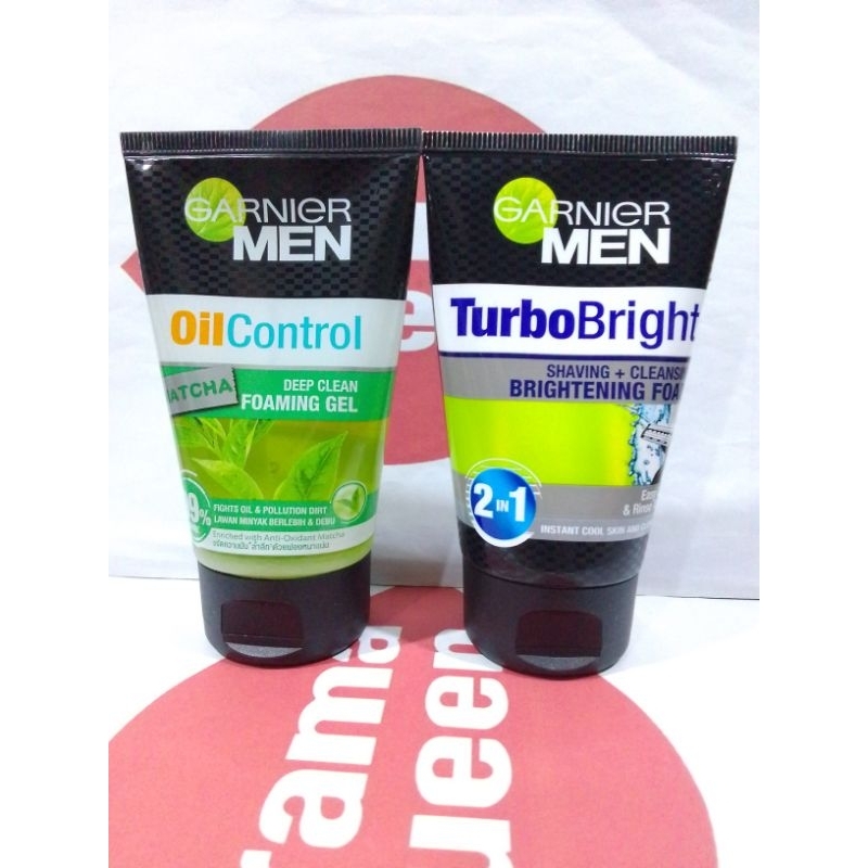 เลือกสูตรได้ 100 ml Garnier Men Oil Control Foaming Gel / TurboBright ...
