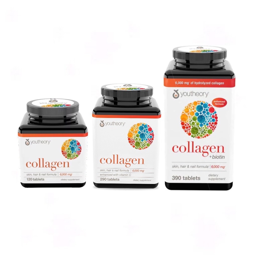 พร้อมส่ง YOUTHEORY Collagen advanced formula และ vitamin C คอลลาเจน ...